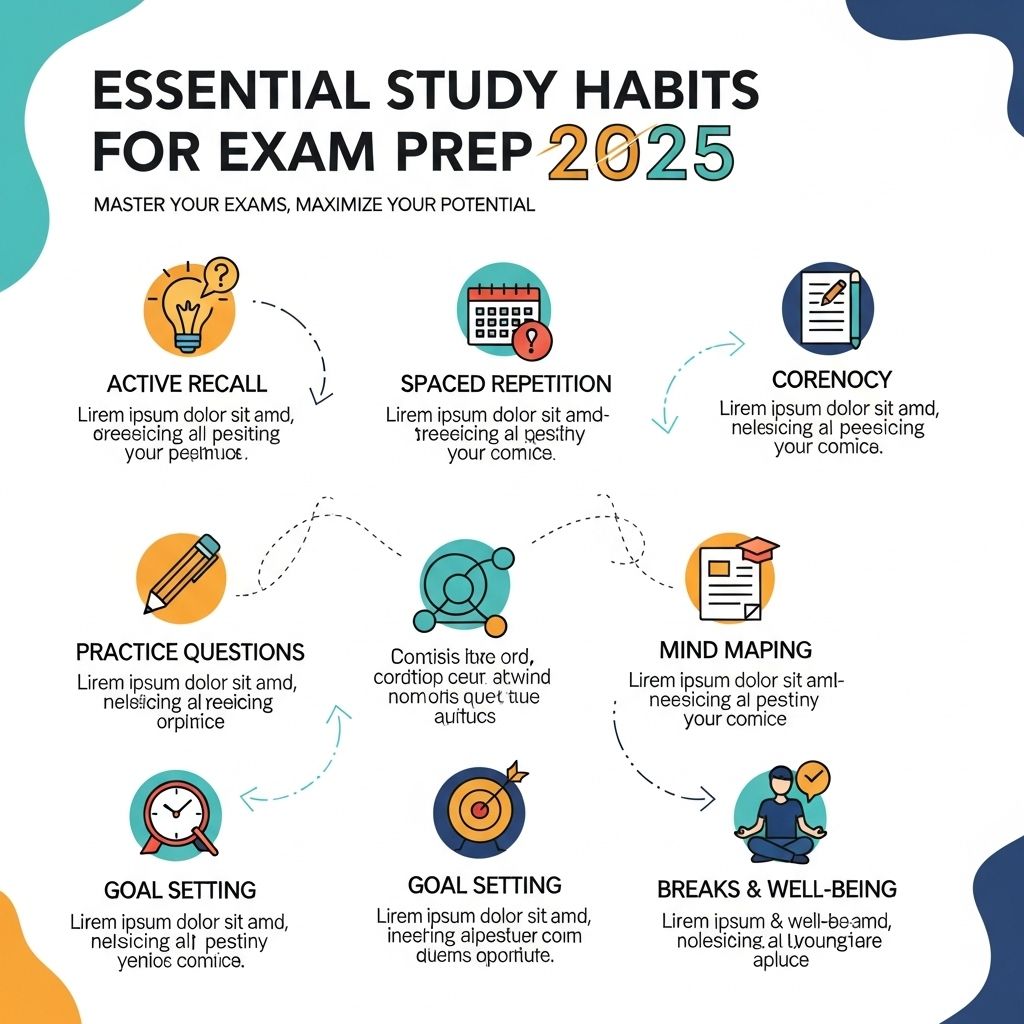 Essential Study Habits for Exam Prep Success - Graphic Eagle