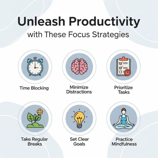 Unleash Productivity with These Focus Strategies - Graphic Eagle