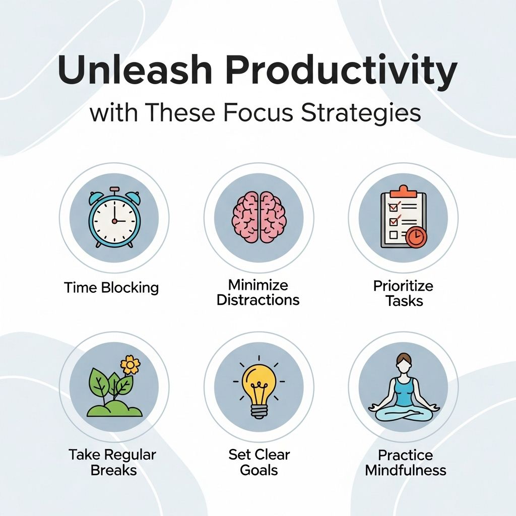 Unleash Productivity with These Focus Strategies - Graphic Eagle
