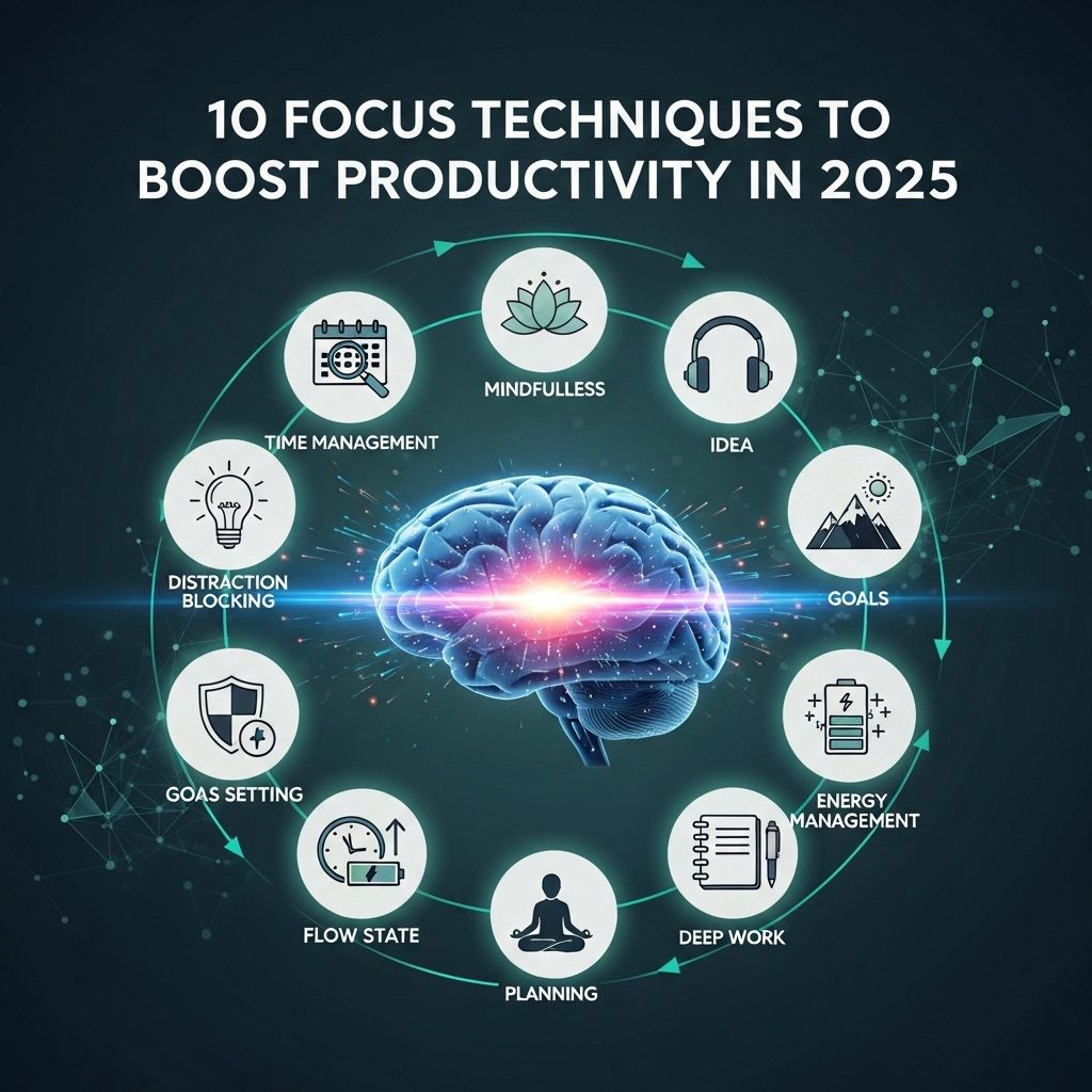 10 Focus Techniques to Skyrocket Your Productivity in 2025 - Graphic Eagle