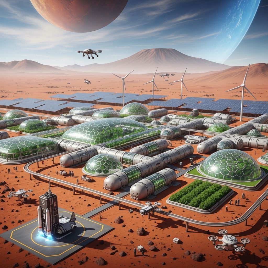 Exploring the Future of Mars Colonization - Graphic Eagle
