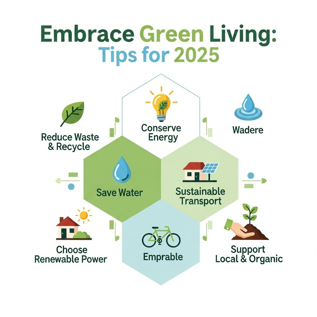 Embrace Green Living: Top Tips for 2025 - Graphic Eagle