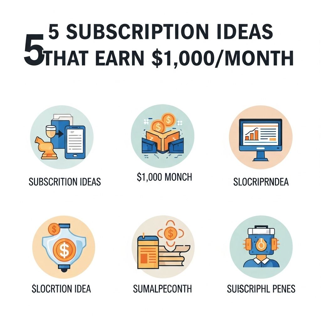 5 Lucrative Subscription Ideas to Make $1,000/Month - Graphic Eagle