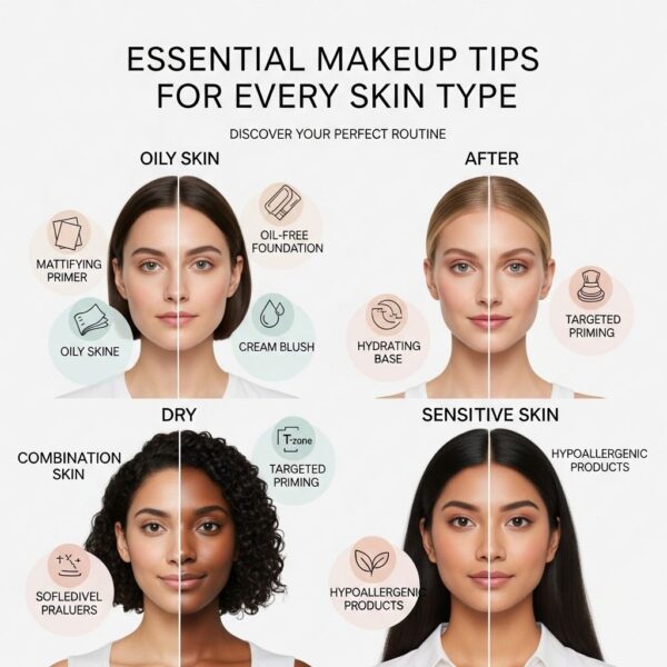 Essential Makeup Tips for Every Skin Type - Graphic Eagle