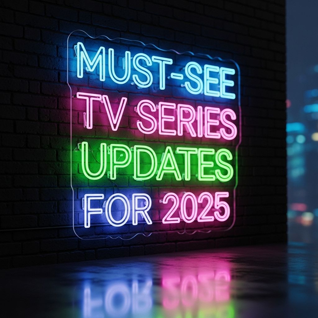 Exciting Must-See TV Series Updates for 2025 - Graphic Eagle
