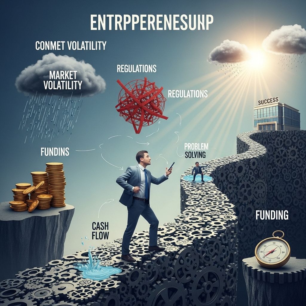 Mastering Business Challenges: Entrepreneur's Guide - Graphic Eagle