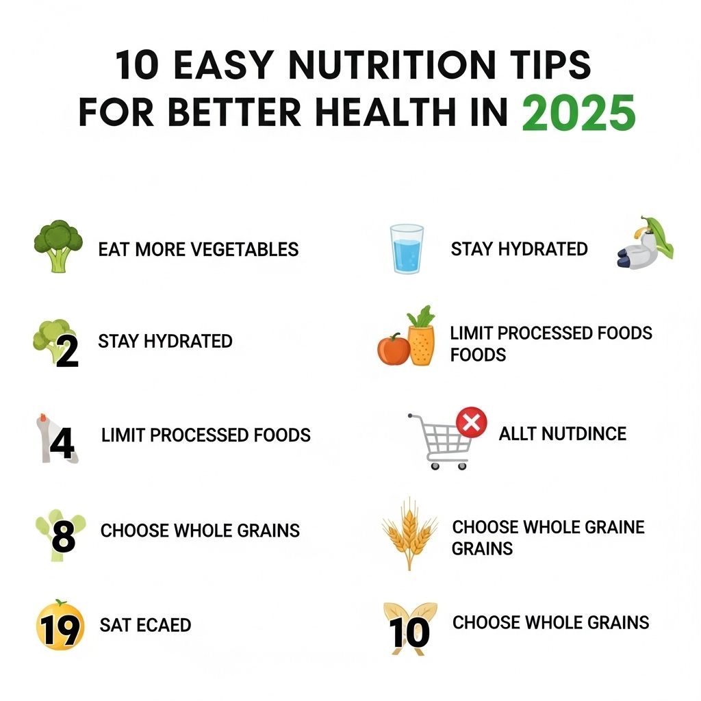 10 Easy Nutrition Tips for Better Health in 2025 - Graphic Eagle