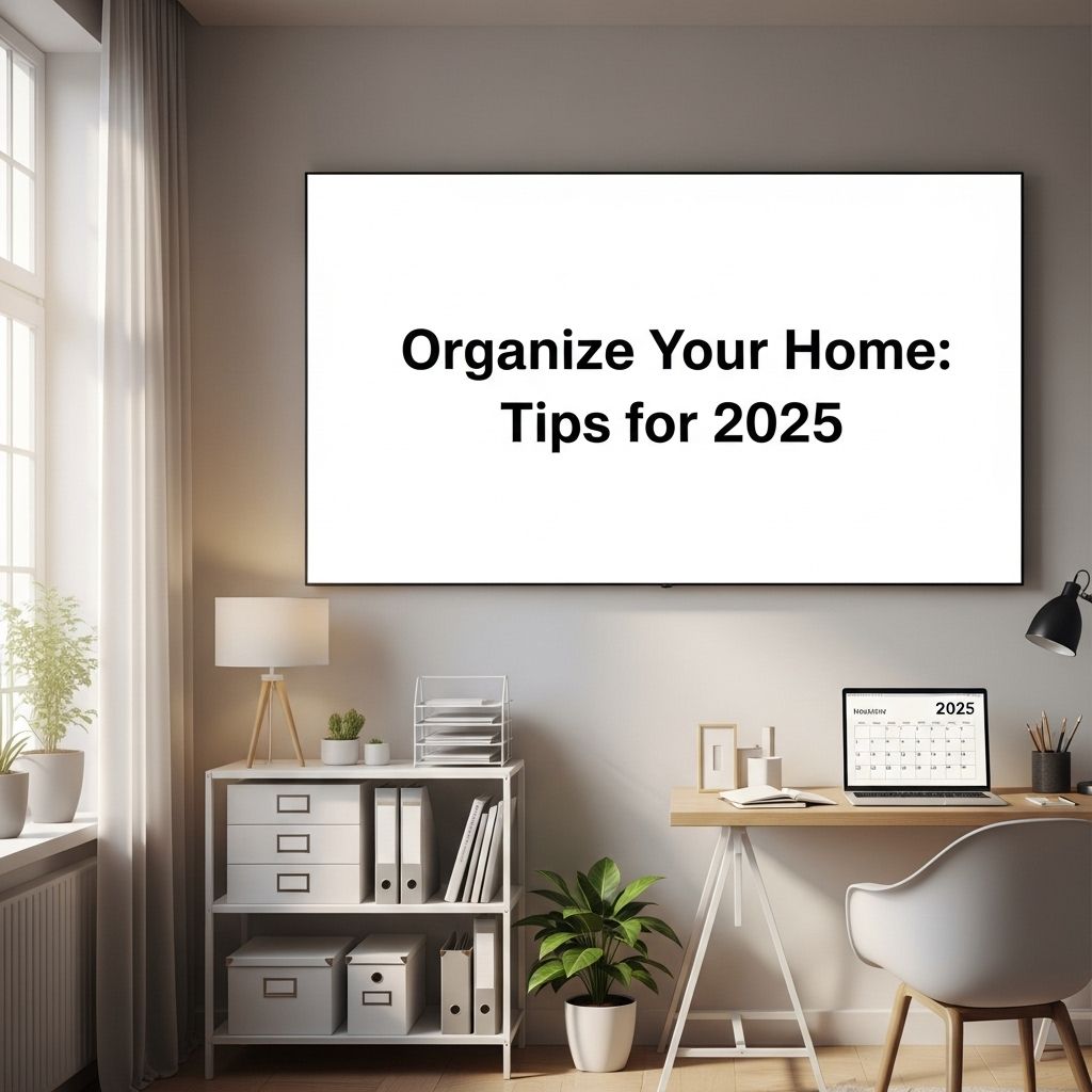 Organize Your Home: Essential Tips for 2025 - Graphic Eagle
