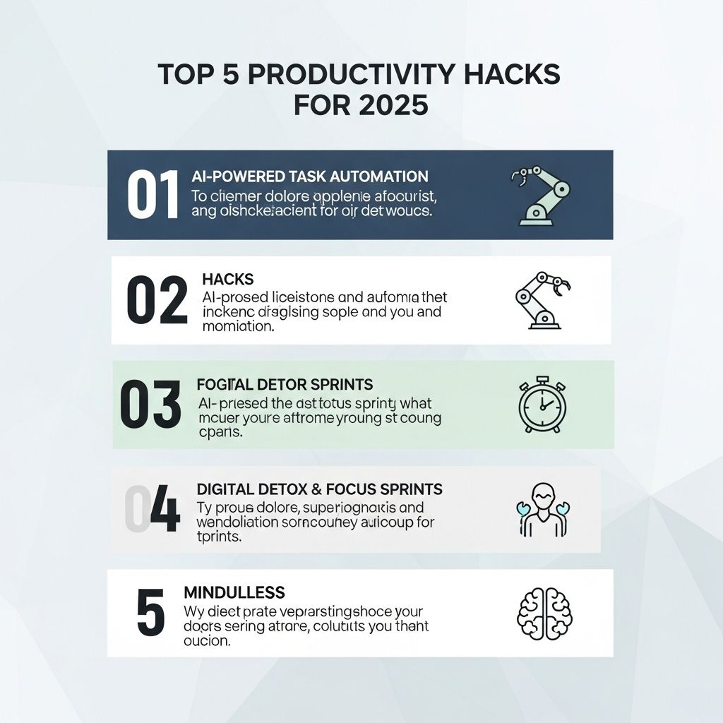 Top 5 Productivity Hacks for 2025 - Graphic Eagle