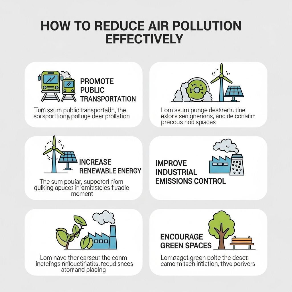 Effective Strategies to Reduce Air Pollution - Graphic Eagle