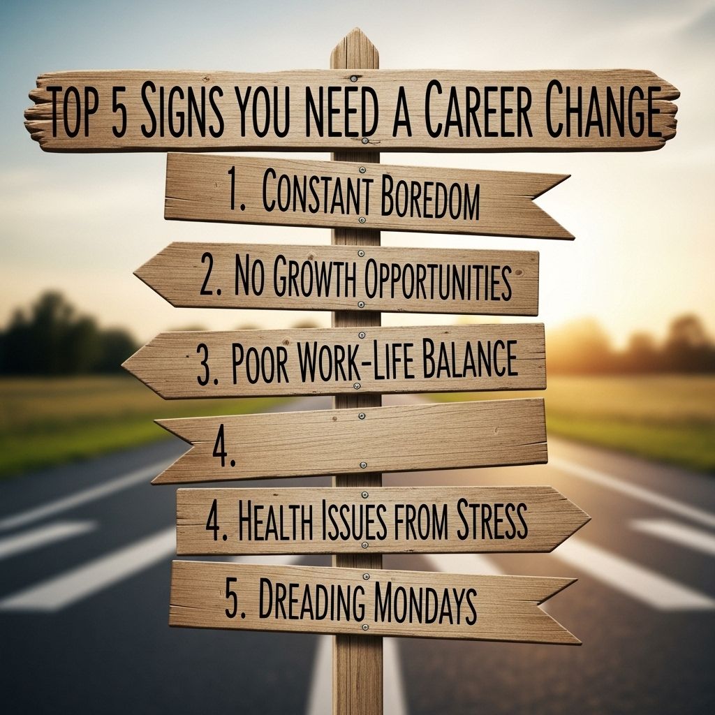 Top 5 Signs It's Time for a Career Change - Graphic Eagle