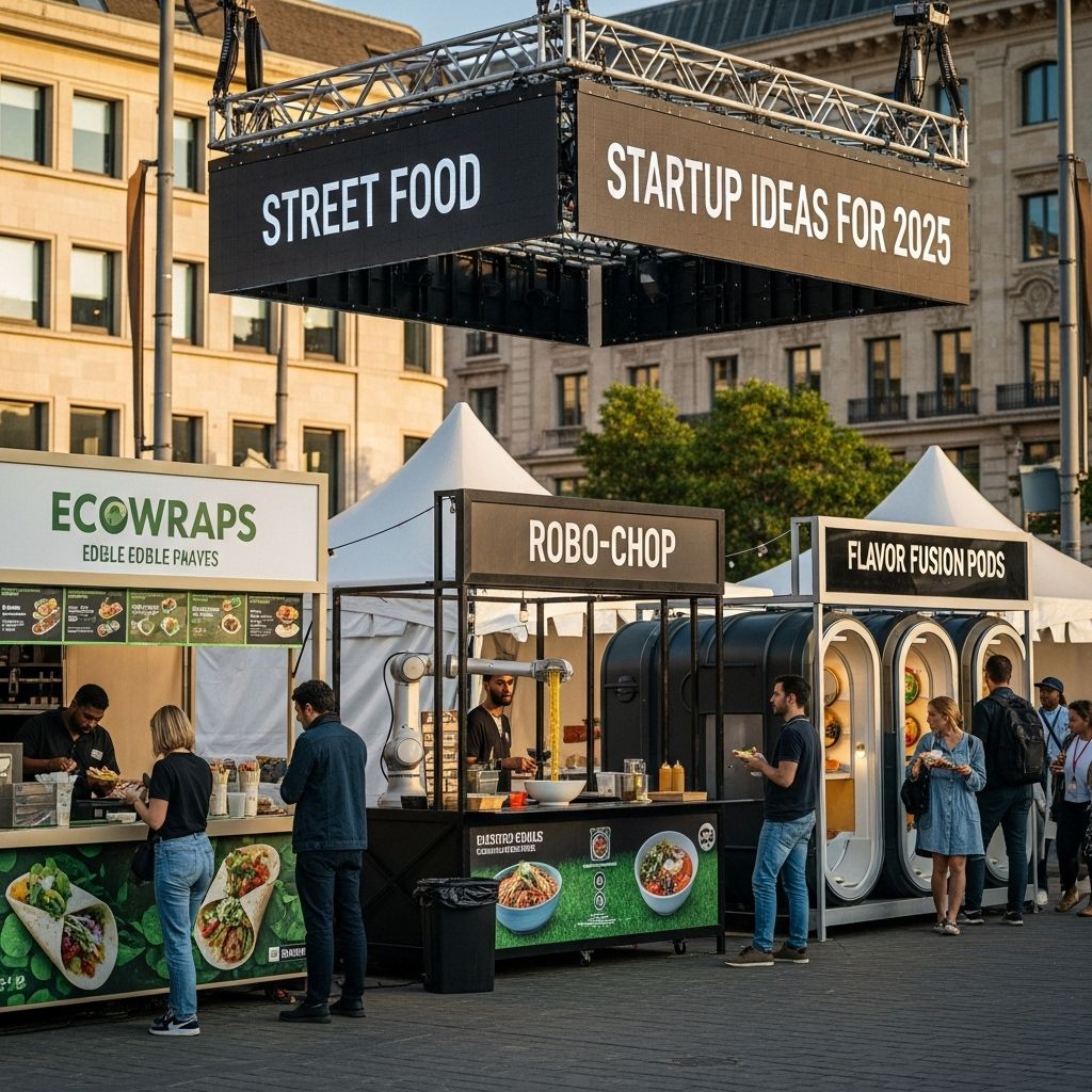 Innovative Street Food Startup Ideas for 2025 - Graphic Eagle