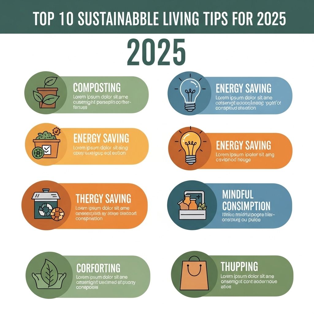 10 Essential Tips for Sustainable Living in 2025 - Graphic Eagle