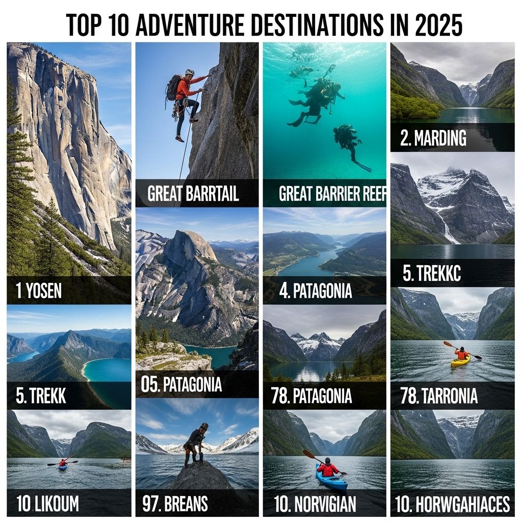 Explore the Top 10 Adventure Destinations of 2025 - Graphic Eagle
