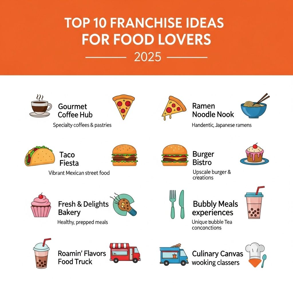 Top 10 Franchise Ideas for Food Lovers in 2025 - Graphic Eagle