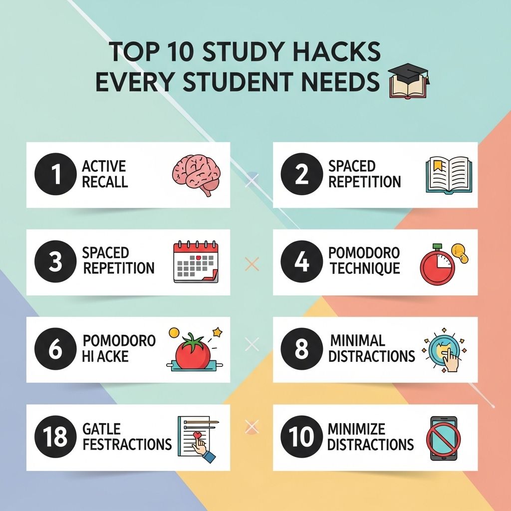Top 10 Study Hacks Every Student Needs - Graphic Eagle