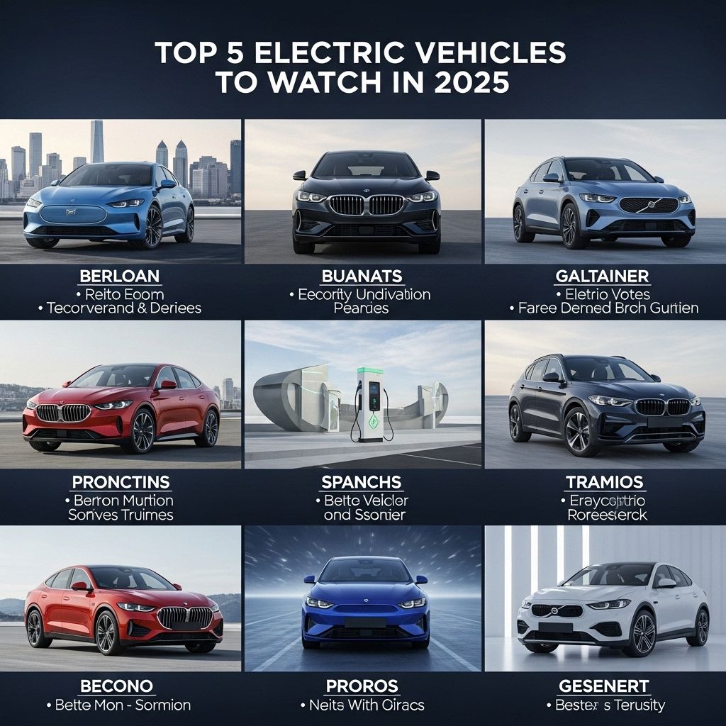 Top 5 Electric Vehicles to Watch in 2025 - Graphic Eagle