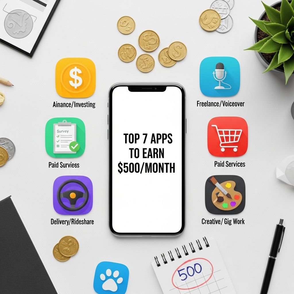 Top 7 Apps to Earn $500 a Month - Graphic Eagle