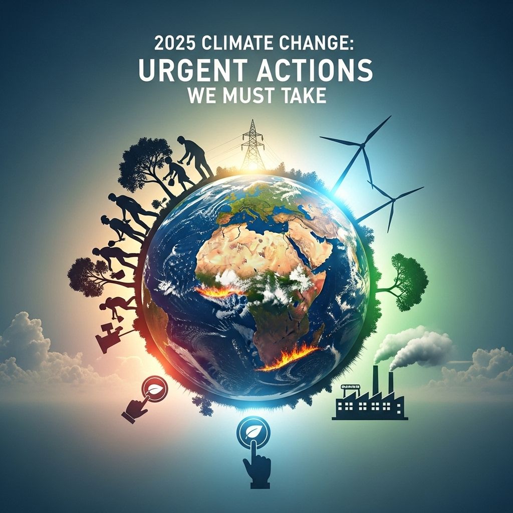 Urgent Actions for Climate Change in 2025 - Graphic Eagle