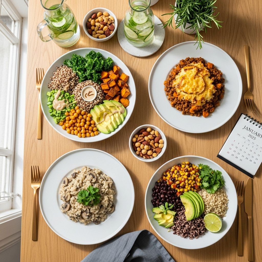 Delicious Vegan Dinners for a Healthy 2025 - Graphic Eagle