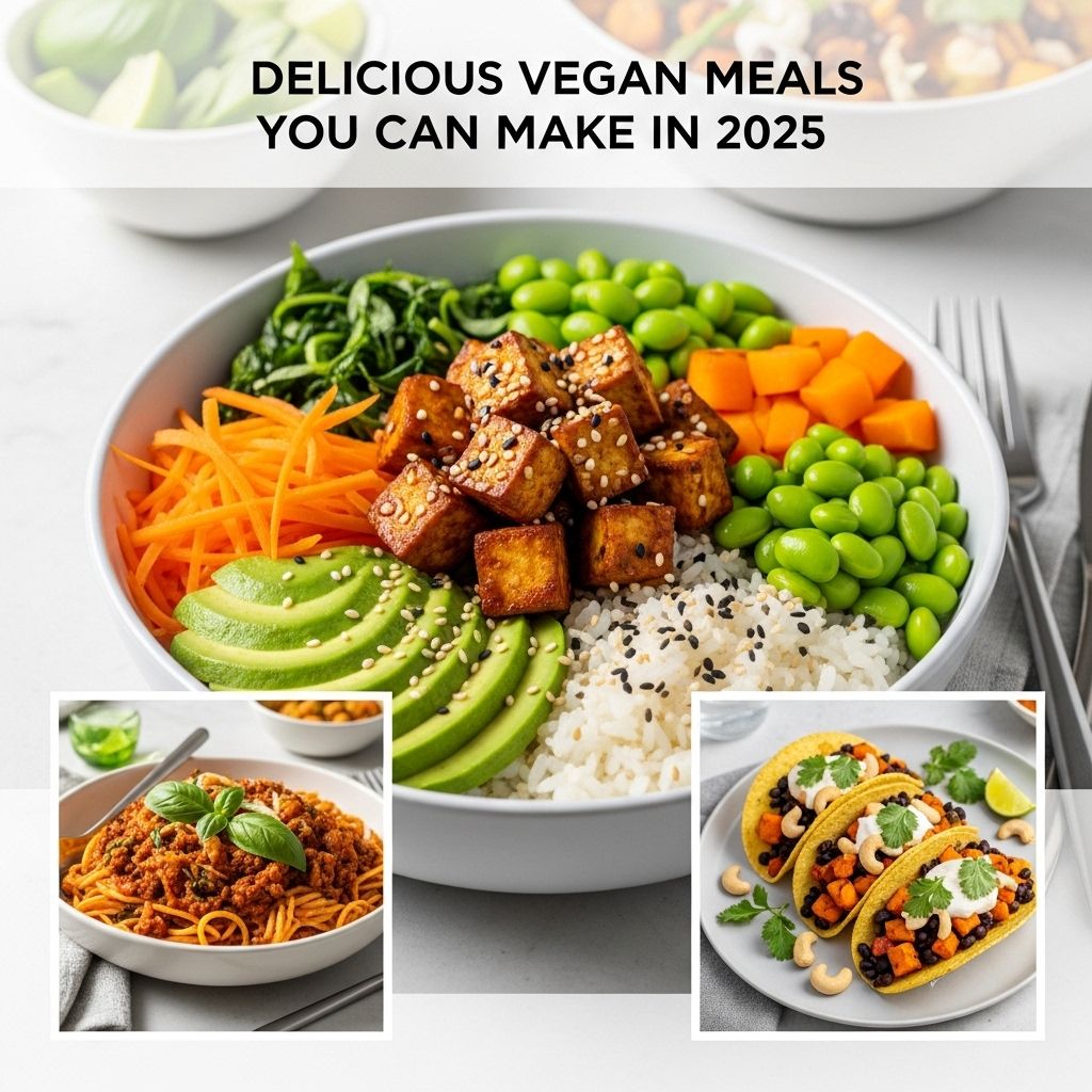 Delicious Vegan Meals for 2025: Easy Recipes - Graphic Eagle