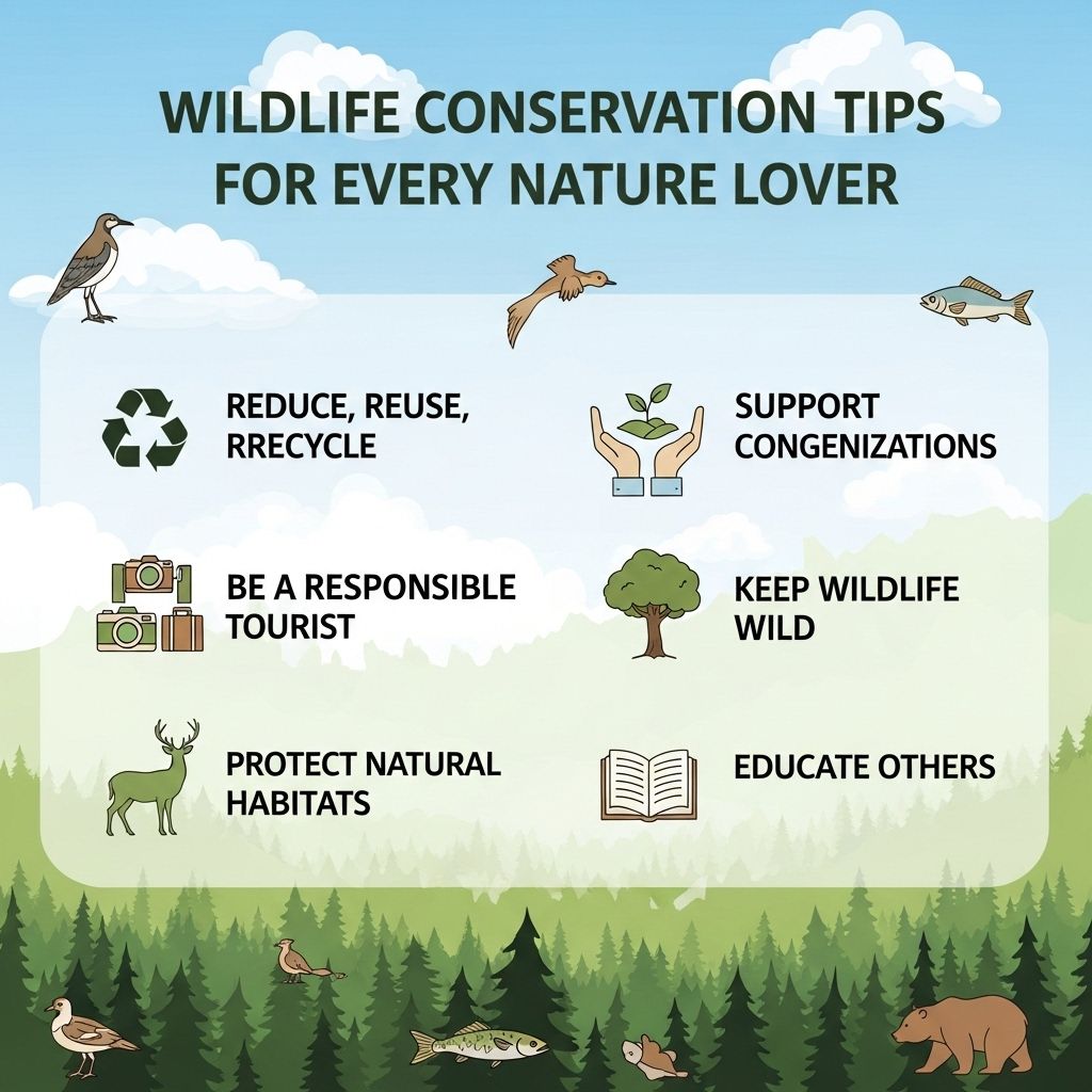 Essential Wildlife Conservation Tips for Nature Lovers - Graphic Eagle