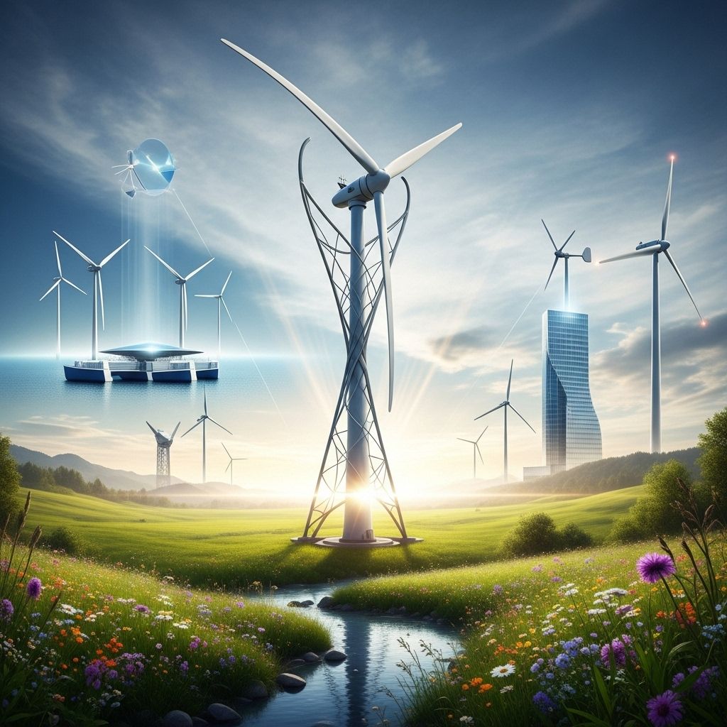 Innovative Wind Energy Solutions for a Greener Future - Graphic Eagle