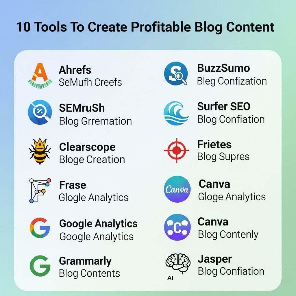 10 Essential Tools for Profitable Blog Content Creation - Graphic Eagle