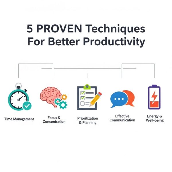 5 Proven Techniques to Boost Your Productivity - Graphic Eagle