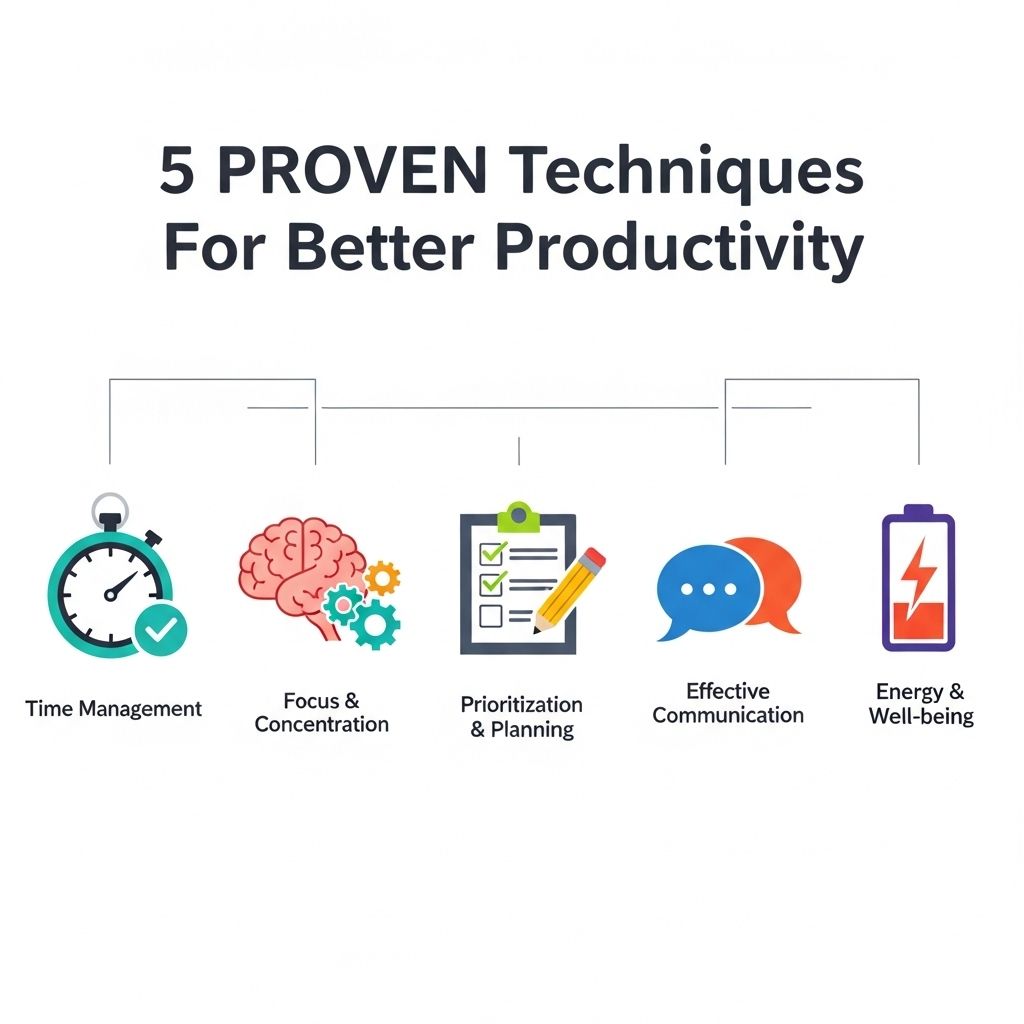 5 Proven Techniques to Boost Your Productivity - Graphic Eagle