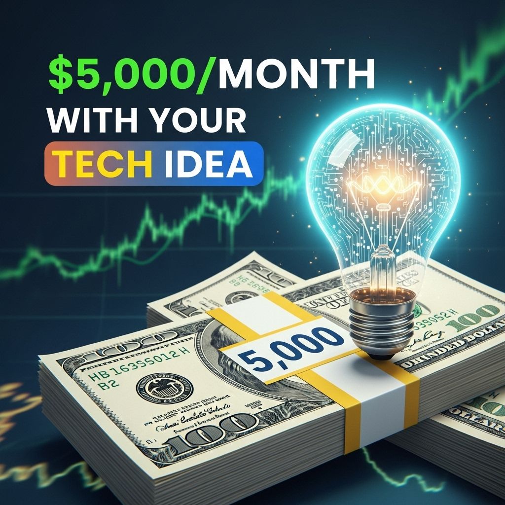 Make $5,000/Month With Your Tech Idea - Graphic Eagle
