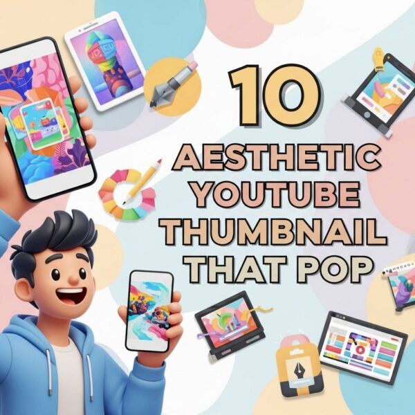 10 Aesthetic YouTube Thumbnail Ideas That POP - Graphic Eagle