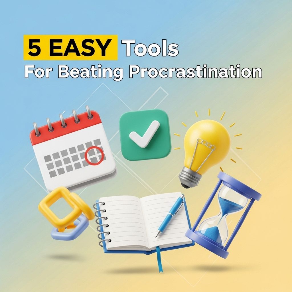 5 Easy Tools to Beat Procrastination Today - Graphic Eagle