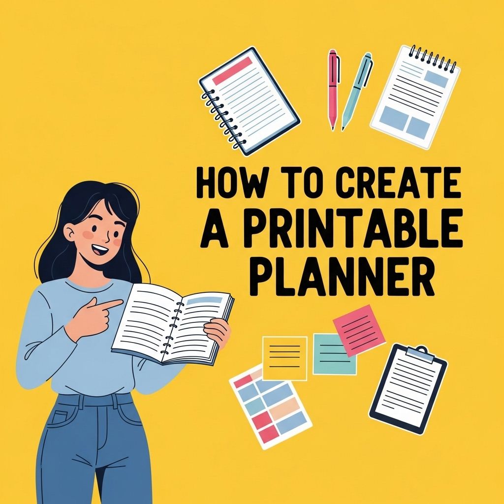 Create Your Own Printable Planner: A Step-by-Step Guide - Graphic Eagle