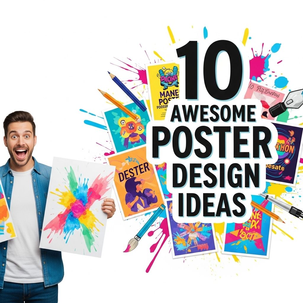 10 Creative Poster Design Ideas You’ll Love - Graphic Eagle