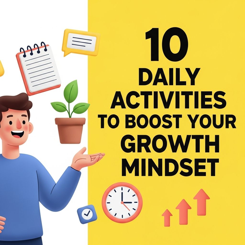 10 Daily Activities to Boost Your Growth Mindset - Graphic Eagle