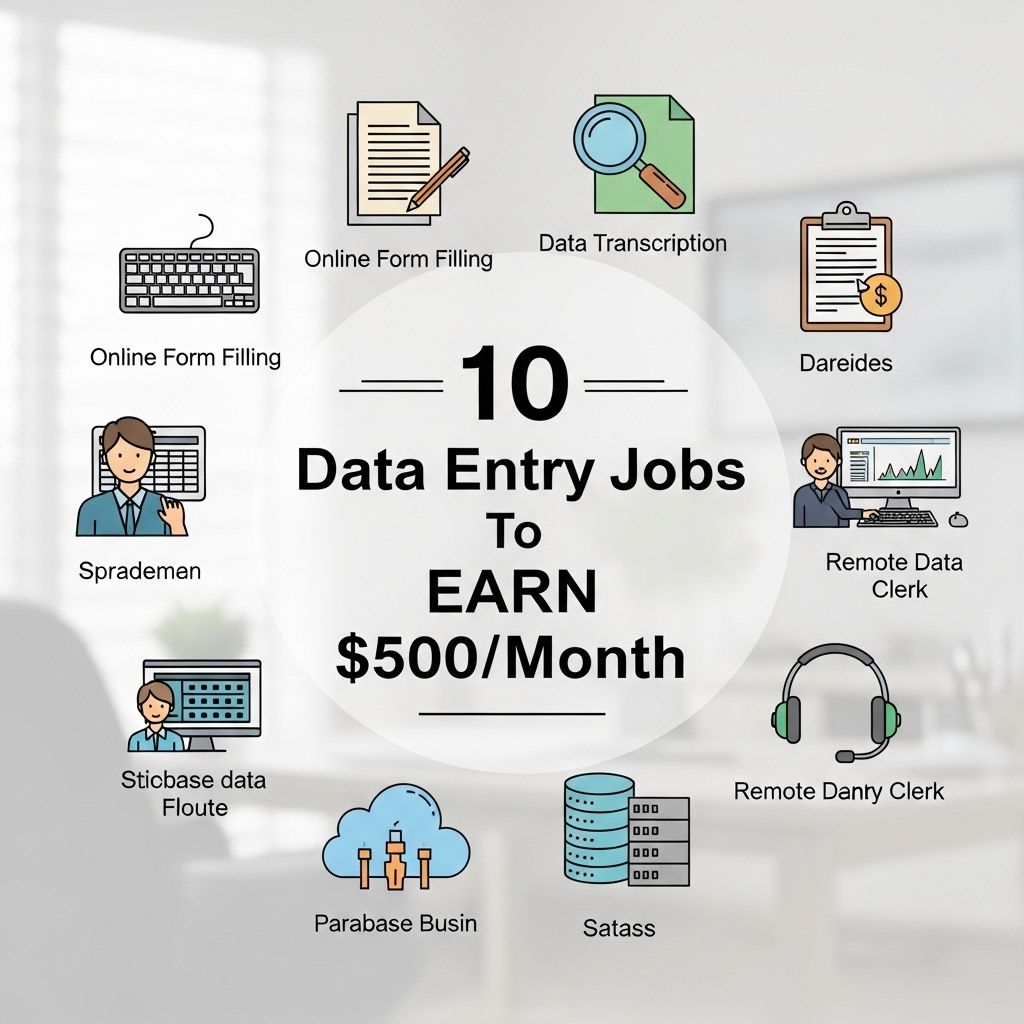 10 Data Entry Jobs That Can Help You Earn $500/Month - Graphic Eagle