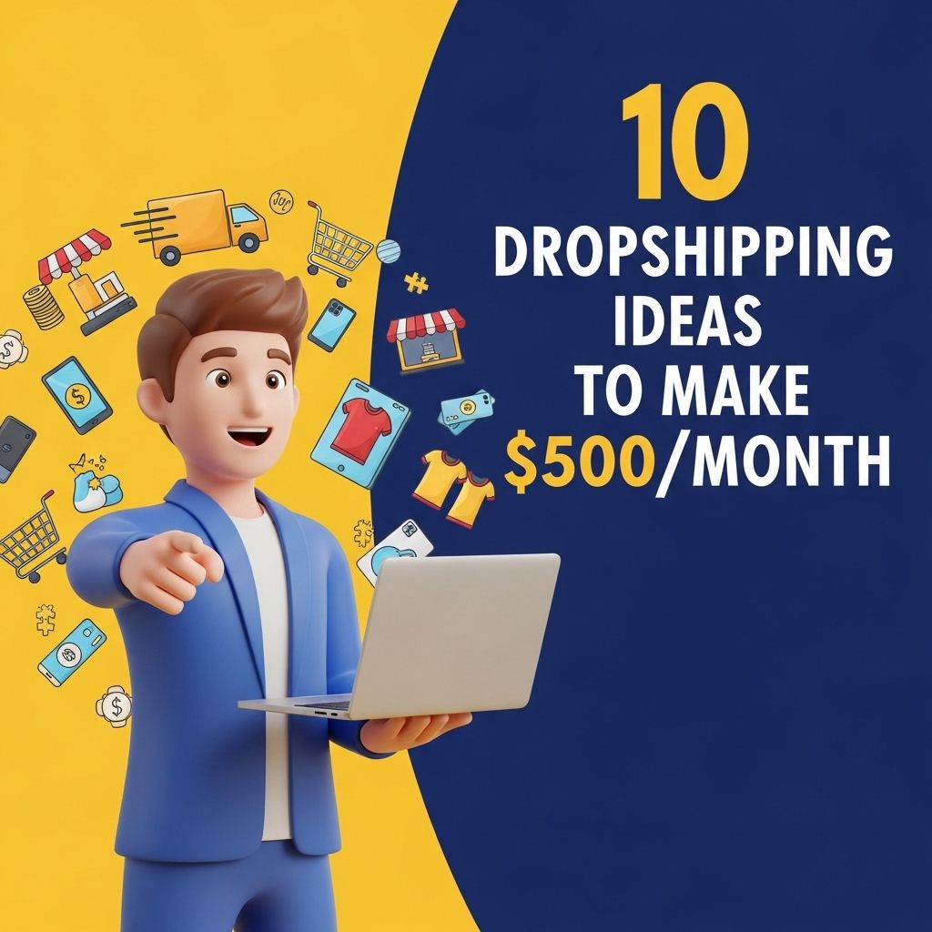 10 Profitable Dropshipping Ideas to Earn $500/Month - Graphic Eagle