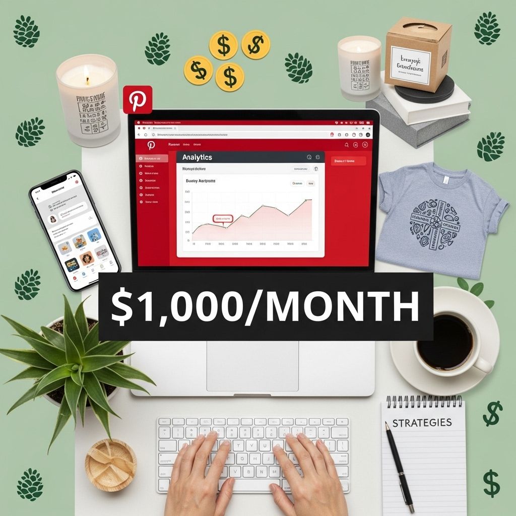 Unlocking $1,000 a Month with Pinterest: A Step-by-Step Guide - Graphic ...