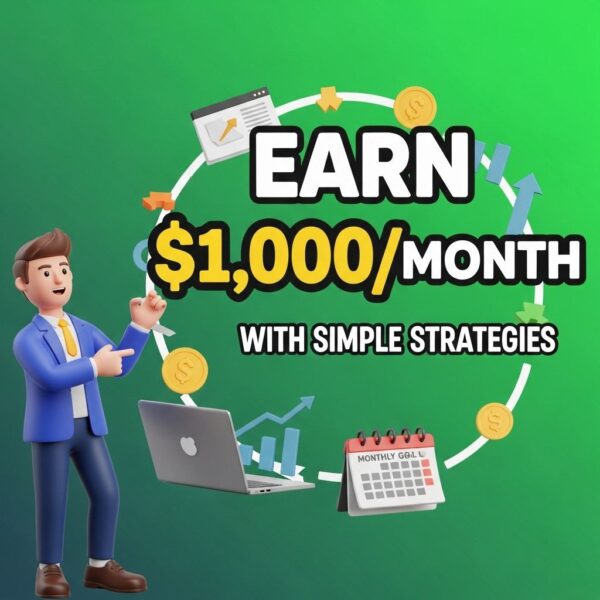 Earn $1,000 a Month with Simple Strategies - Graphic Eagle