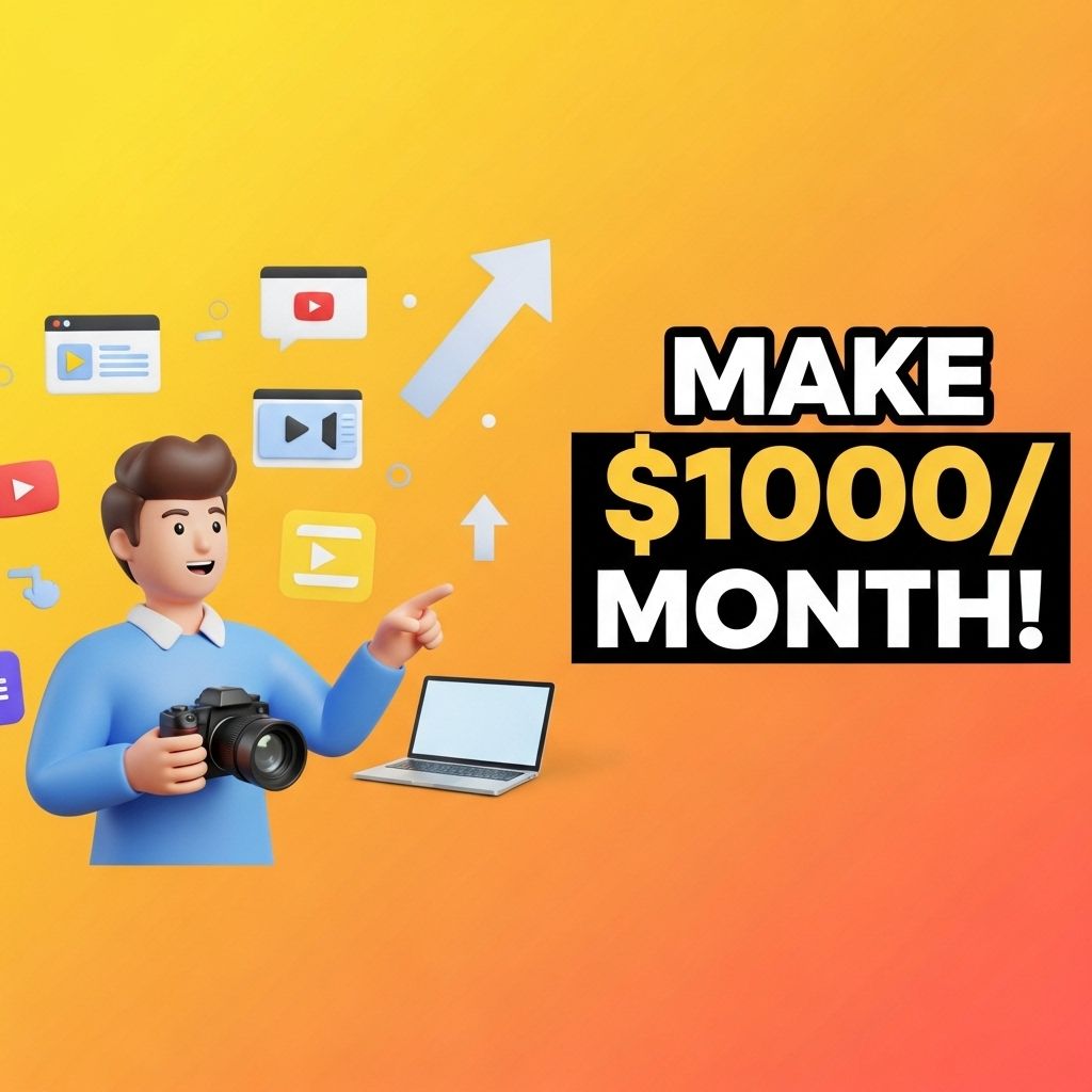 How to Earn $1,000 a Month on YouTube - Graphic Eagle