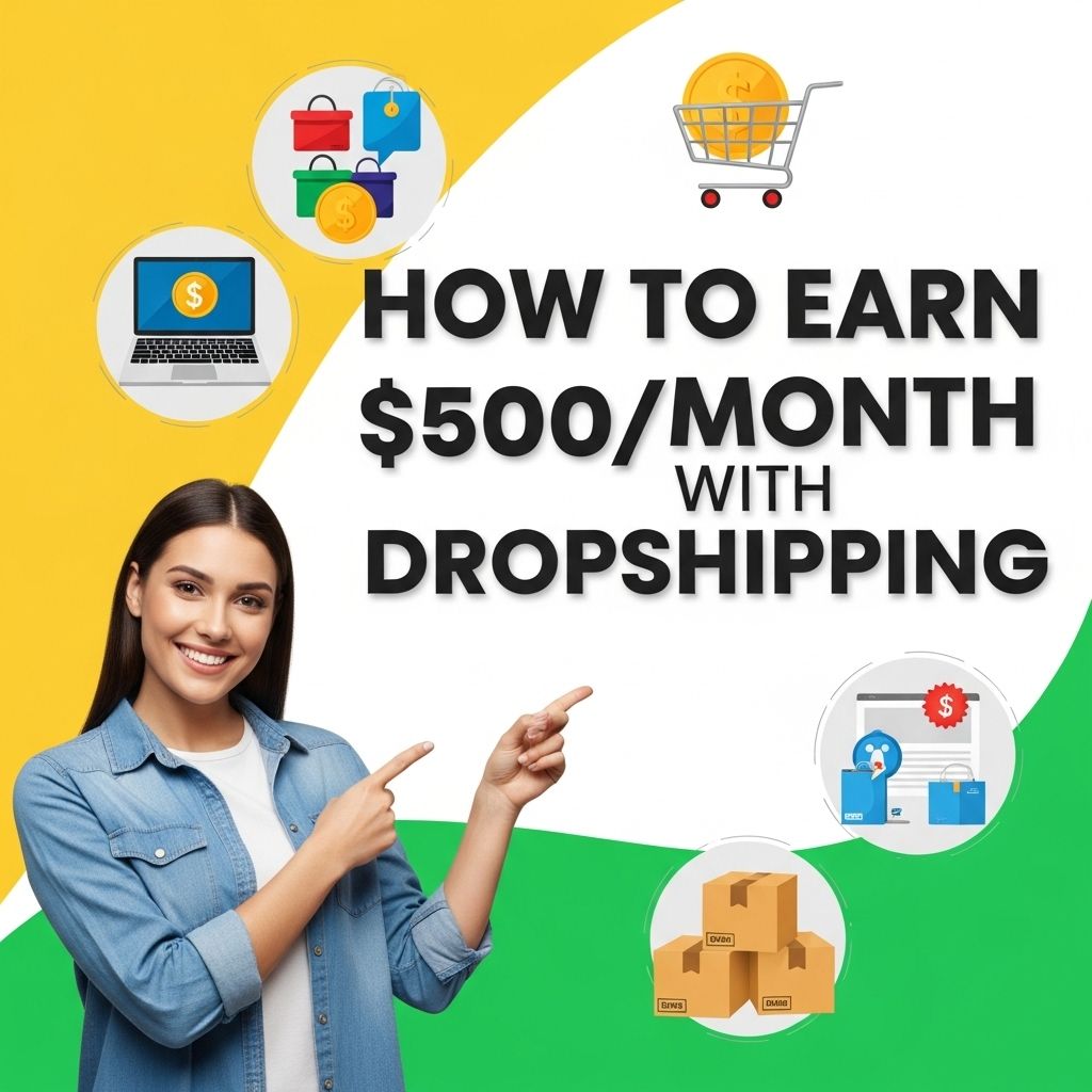 Earn $500/Month with Dropshipping: A Step-by-Step Guide - Graphic Eagle