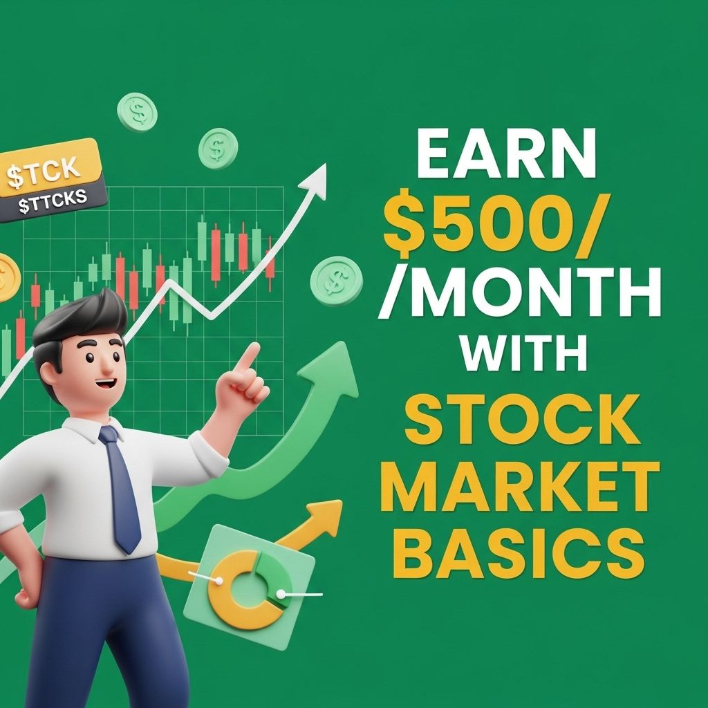 Earn $500/Month: Stock Market Basics Explained - Graphic Eagle