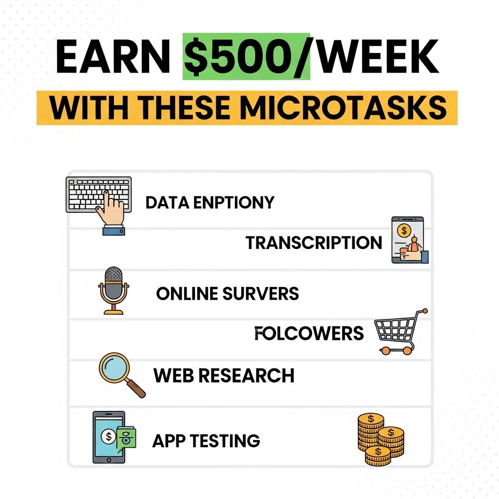 Earn $500 a Week with Microtasks - Graphic Eagle