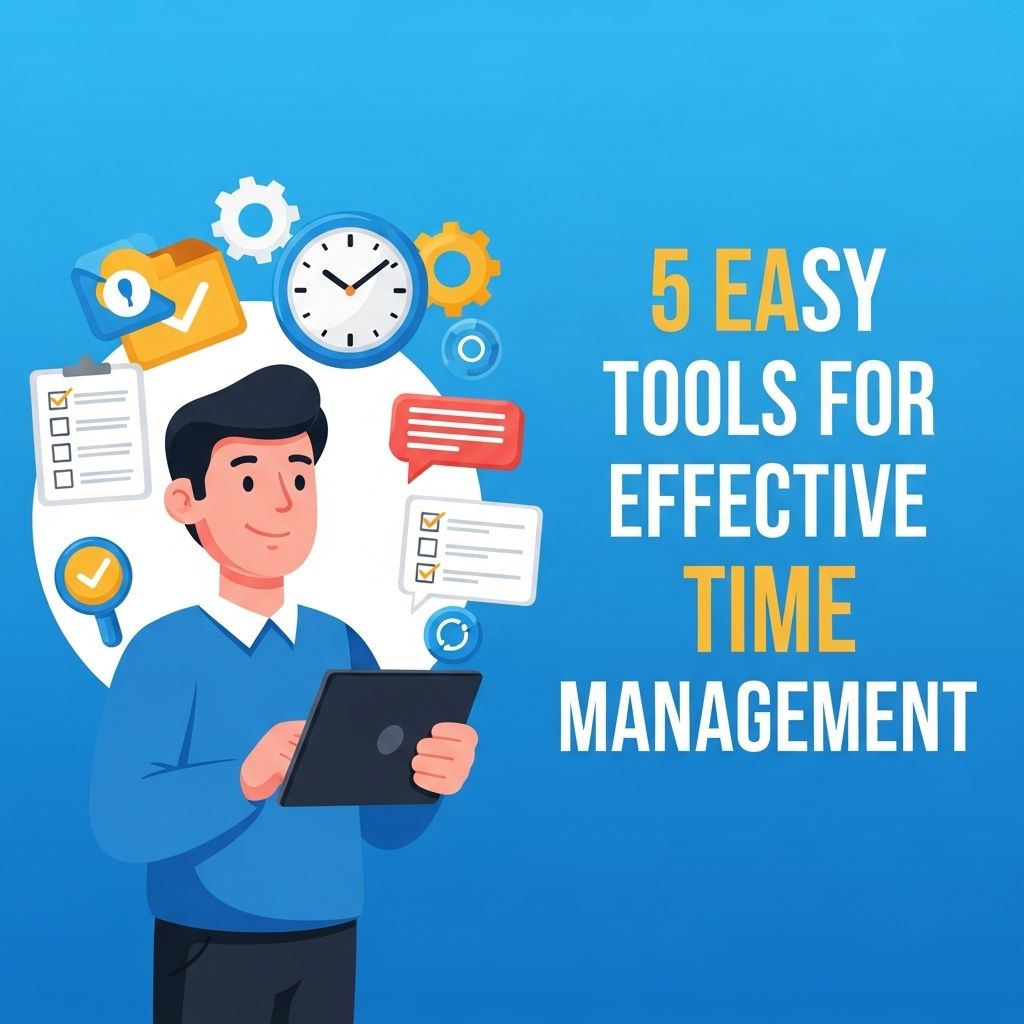 5 Easy Tools for Effective Time Management - Graphic Eagle