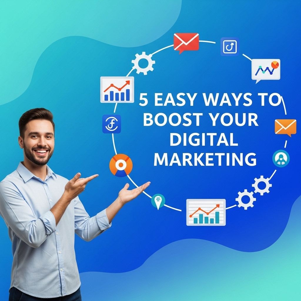 5 Easy Ways to Boost Your Digital Marketing - Graphic Eagle