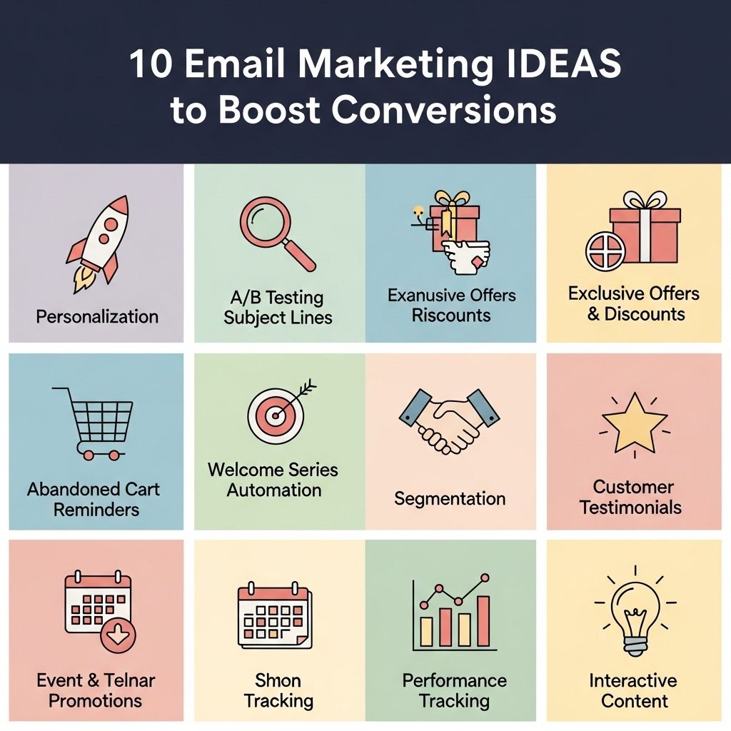 10 Email Marketing Ideas to Boost Conversions - Graphic Eagle