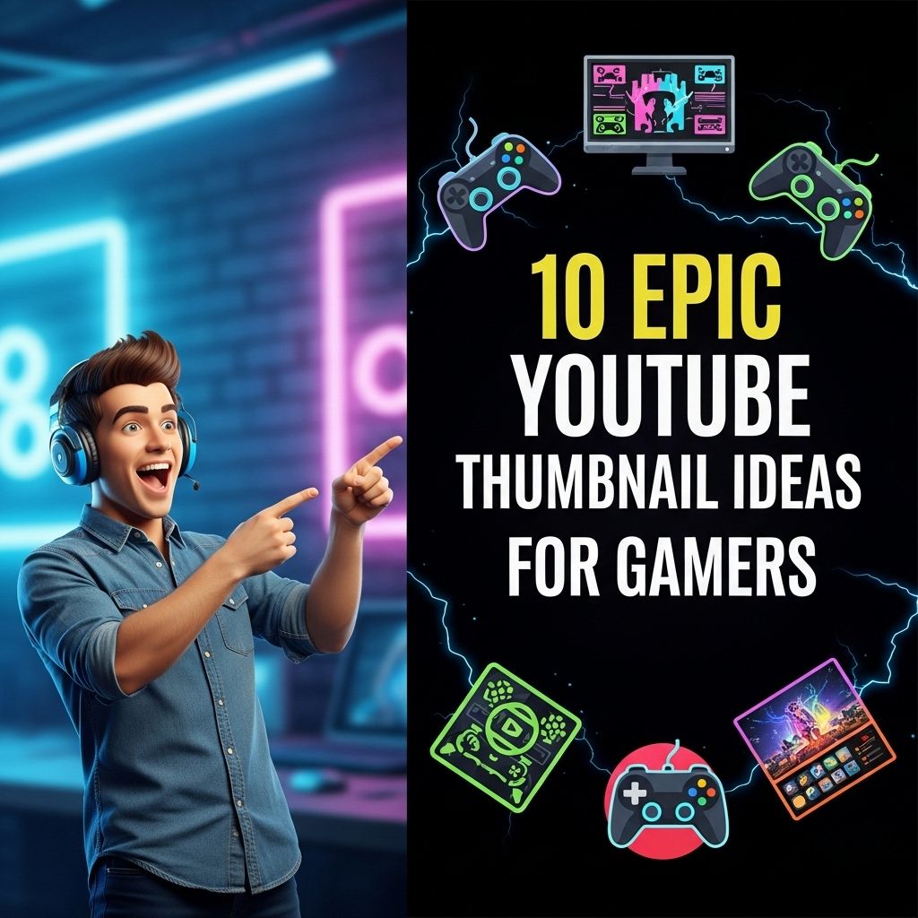 10 Epic YouTube Thumbnail Ideas for Gamers - Graphic Eagle