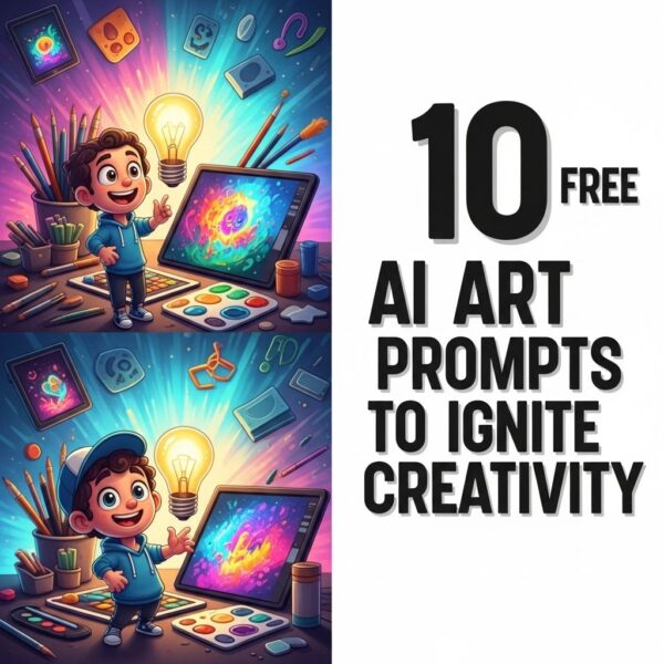 10 Free AI Art Prompts to Ignite Your Creativity - Graphic Eagle