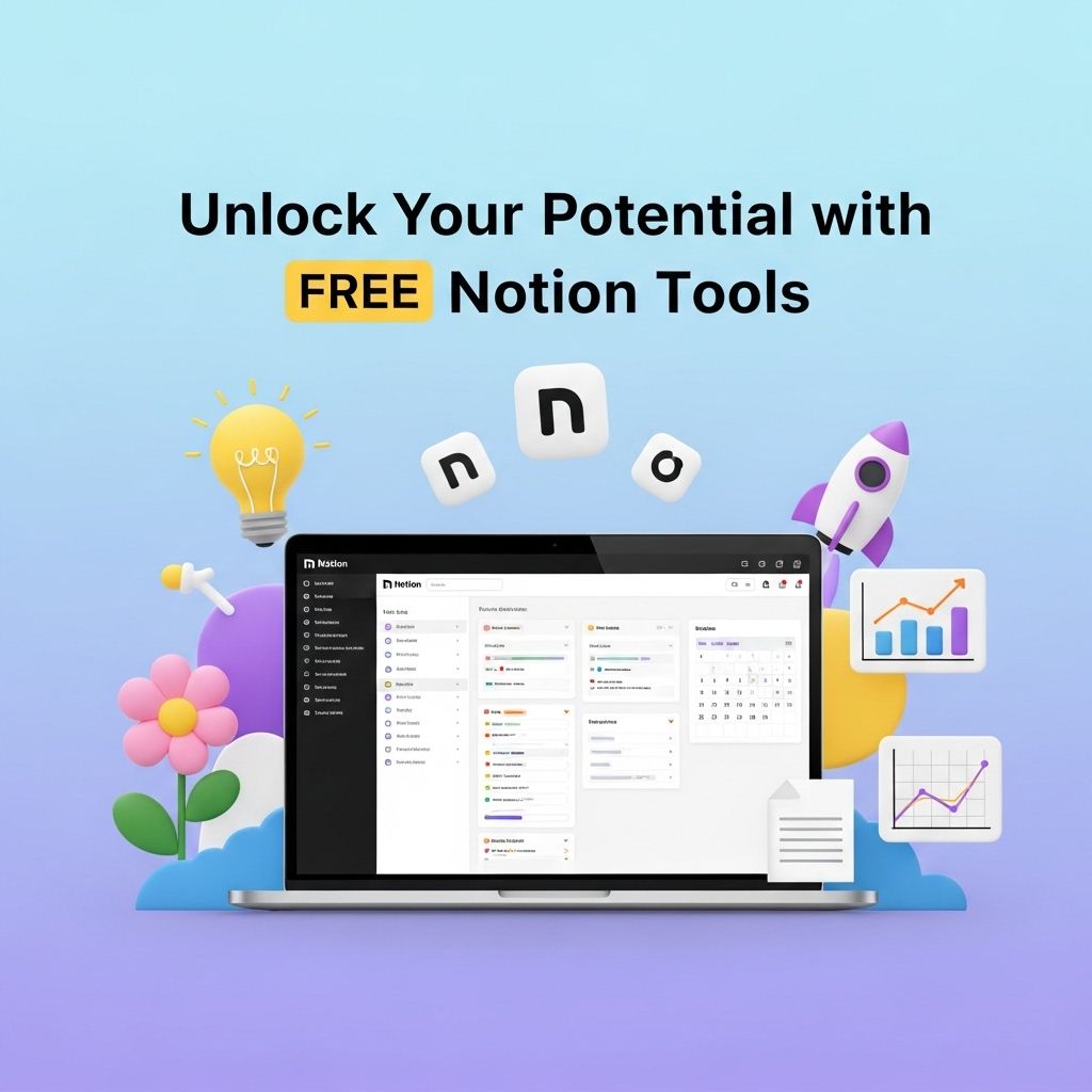 Unlock Your Potential with FREE Notion Tools - Graphic Eagle